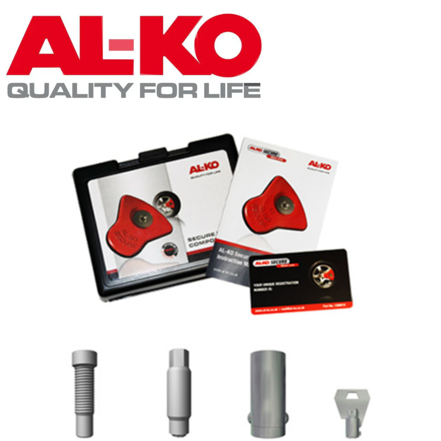 Alko Secure Wheel Lock Kit Bailey 14" Alloy Wheel Lock | Cannock ...