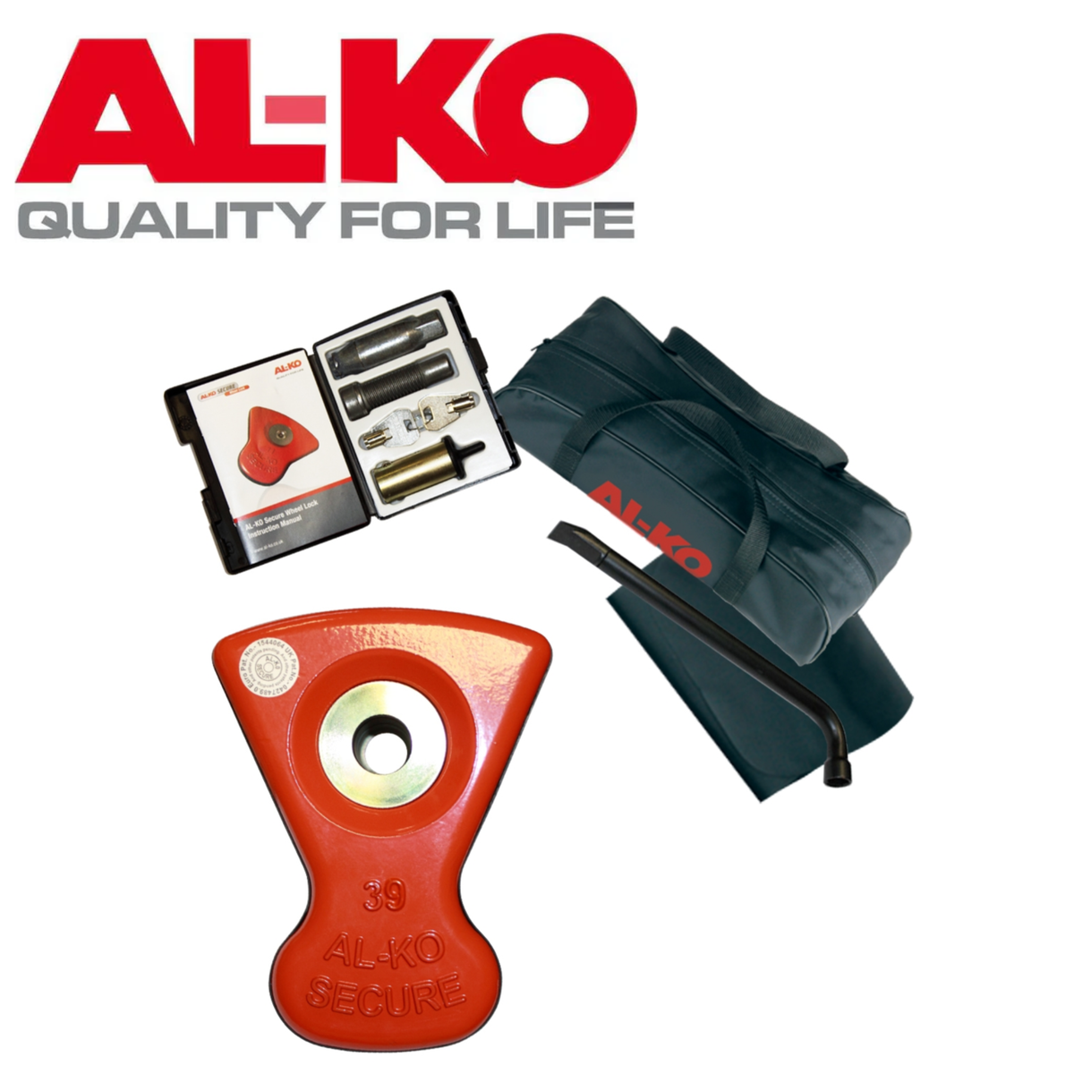 Alko Secure Wheel Lock Kit Bailey 14" Alloy Wheel Lock | Cannock ...