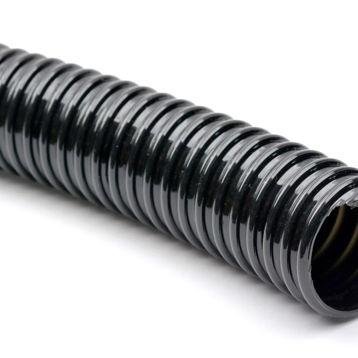 Black 3/4" Convoluted Waste Pipe Smooth Internal | Cannock Caravan ...